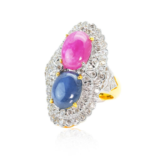 แหวนพลอย 2 สี - Irin Gems